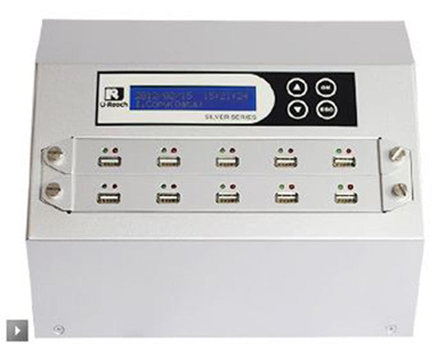 1-9 Intelligent 9 Professional USB Duplicator – Capax Technology